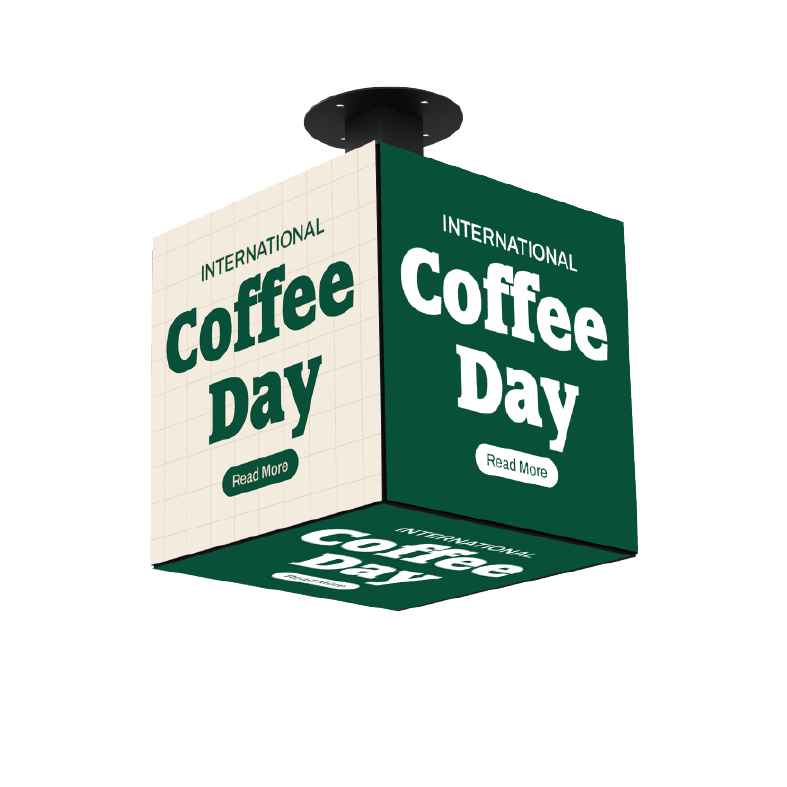 LED digital signage/Cube Hanging - DFLux Global